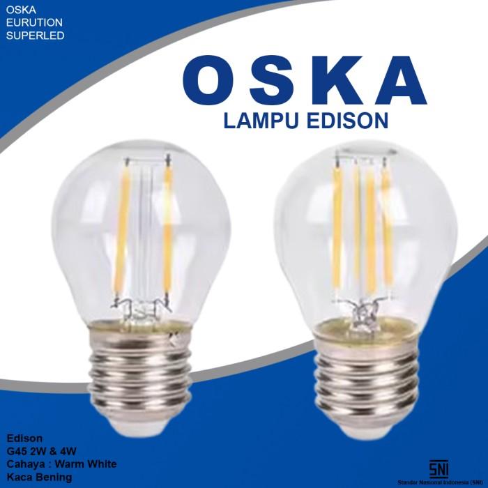 Jual OSKA Lampu LED Edison G45 2Watt & 4Watt Lampu Hias / Lampu Cafe ...