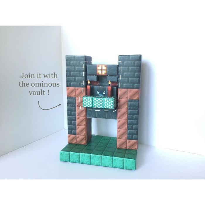 Jual Kertas Lembaran pola papercraft diorama minecraft atrium untuk ...