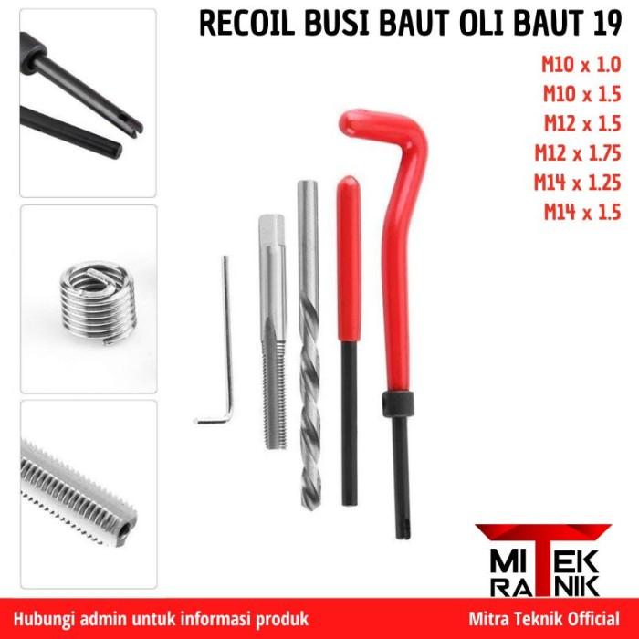 Jual Alat reparasi recoil baut 19 baut busi baut oli all motor honda ...