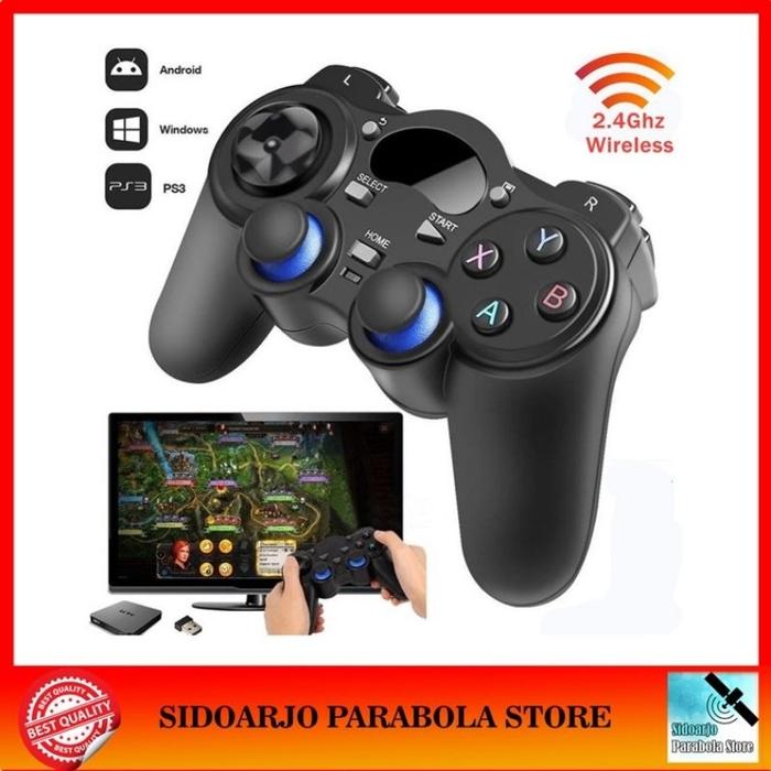 Jual joystick PC android tv box gamepad wireles 2.4 Ghz +dongke usb tg2 ...