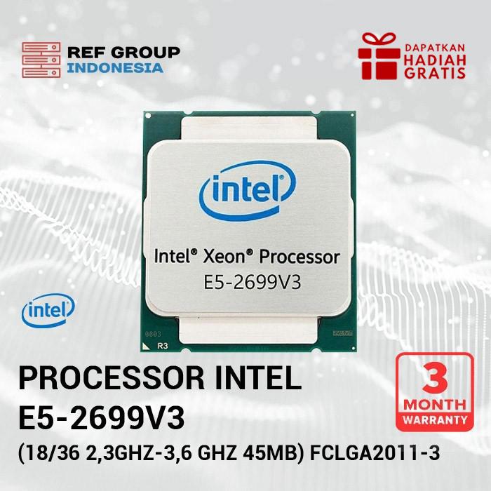 intel e5-2699V3 （Komputer Server Intel Xeon E5 2699v3 + 64GB DDR4 3600Mhz + NVMe 1TB + Casing ...