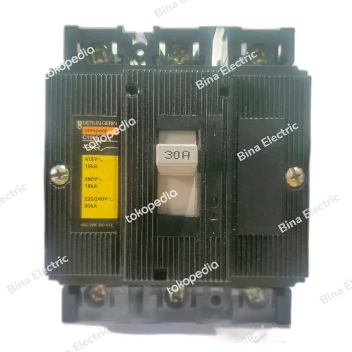 Jual MCCB Merlin Gerin C100E 30A 3P 30kA / NFB Merlin Gerin C-100E 30A ...