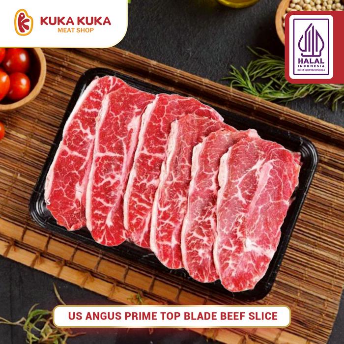 Jual Daging US Angus Prime Top Blade Beef Slice - 500gram - Jakarta ...