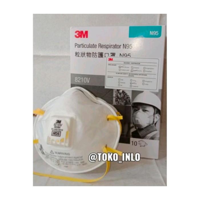 Jual Masker 3M N95 seri 8210V Particulate Respirator N95 / Masker Medis ...