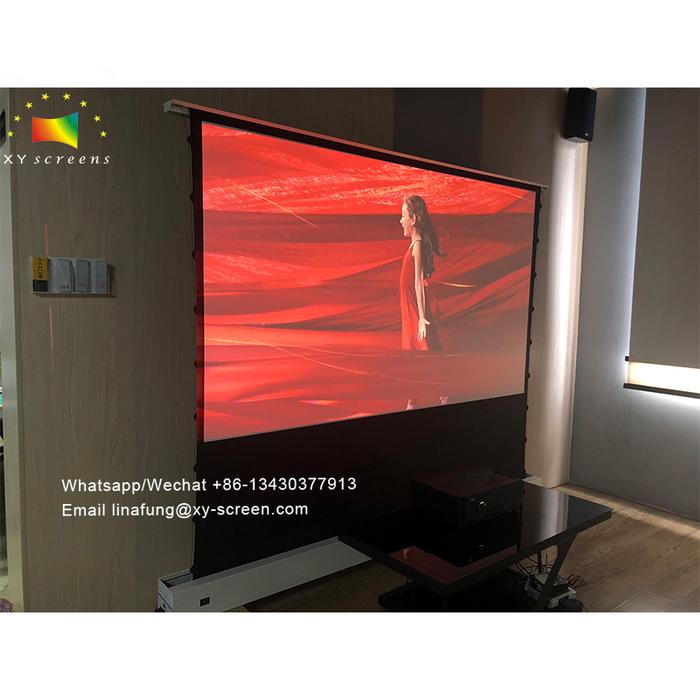 Jual XY Screen 80-150 Inch High-end Electric Motorized UHD/4K Home ...