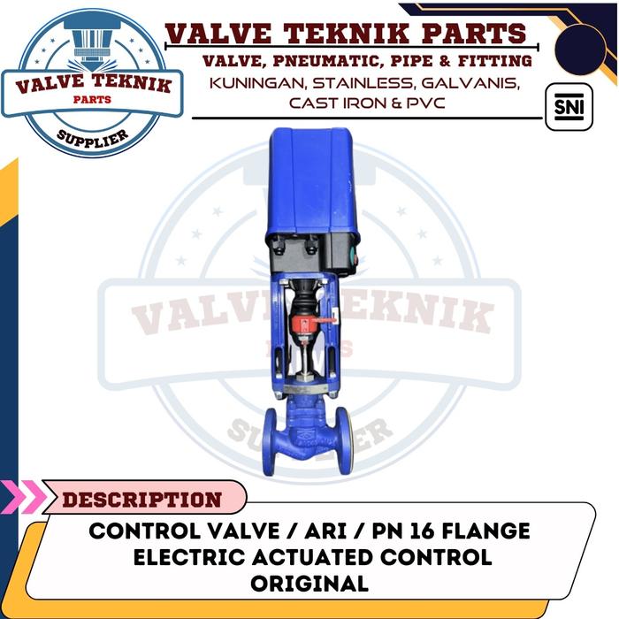 Jual CONTROL VALVE ARI STEVI ELECTRIC ACTUATED PN16 2" inch / FLANGE ...