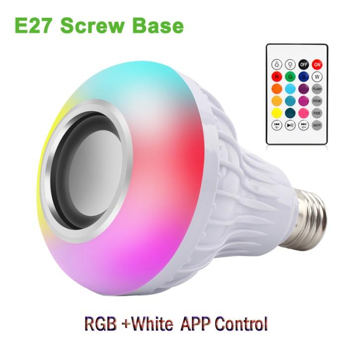 Jual Smart LED Music Light - Lampu Musik RGBW 2in1 Speaker Bluetooth ...