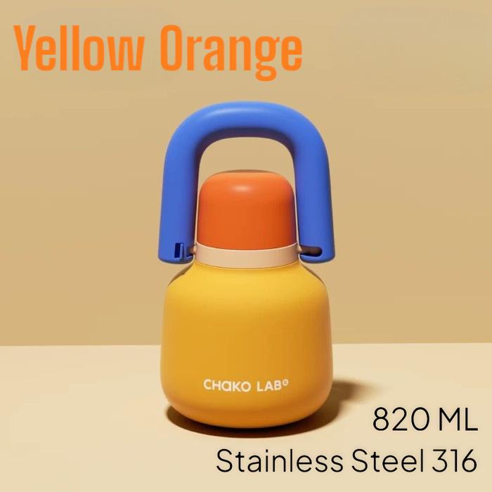 Jual Chako Lab | Hung Kettle Insulated Bottle 820 ml - Yellow Orange - Jakarta Barat - NeNeSeBe ...
