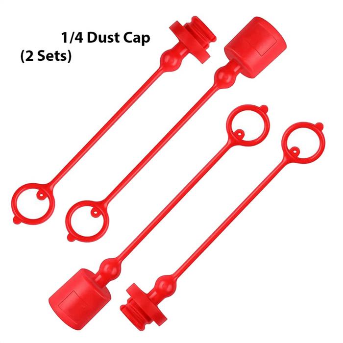 Jual ISO-A 1/4 Hydraulic Quick Coupler Male Dust Cap and Female Plug ...