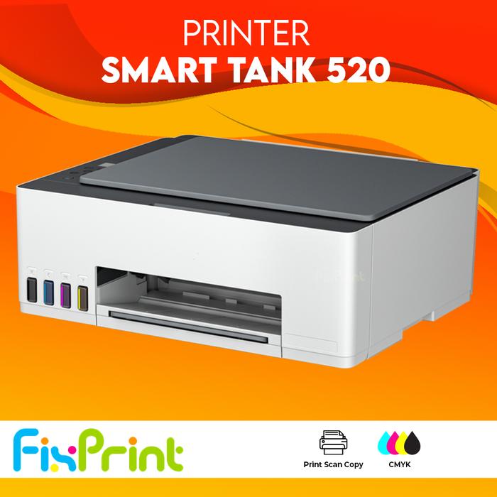 Jual Printer HP Smart Tank 520 Print Scan Copy - Compatible Ink - Kota ...