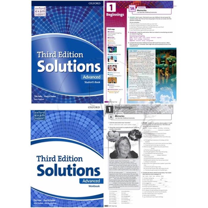 Jual Oxford Solutions (third edition) Elementary / Pre-Intermediate / Intermediate / Upper ...