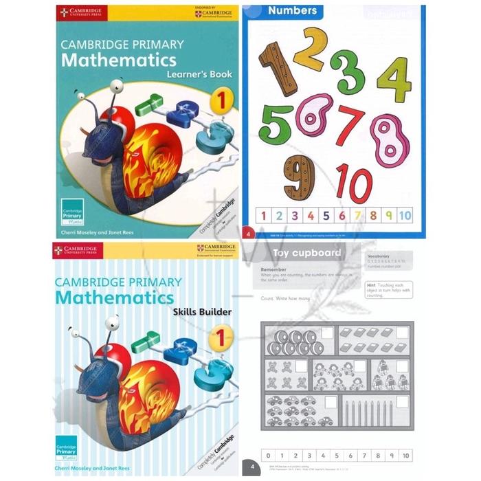 Jual Cambridge Primary Mathematics 1 2 3 4 5 6 Learner’s Book / Skills ...