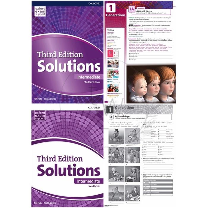 Jual Oxford Solutions (third edition) Elementary / Pre-Intermediate / Intermediate / Upper ...