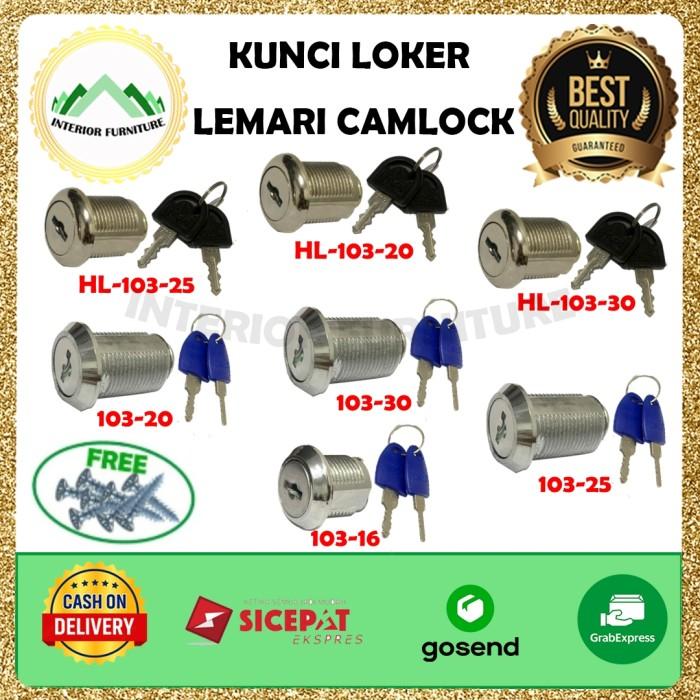 Jual Camlock 103 16mm - 30mm atau Kunci Loker Besi atau Kunci Loker Kait - HL103-20 - Jakarta ...