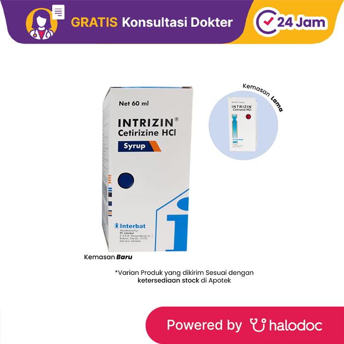 Jual Intrizin Sirup 60 ml - Obat Alergi - Halodoc - Kota Tangerang ...
