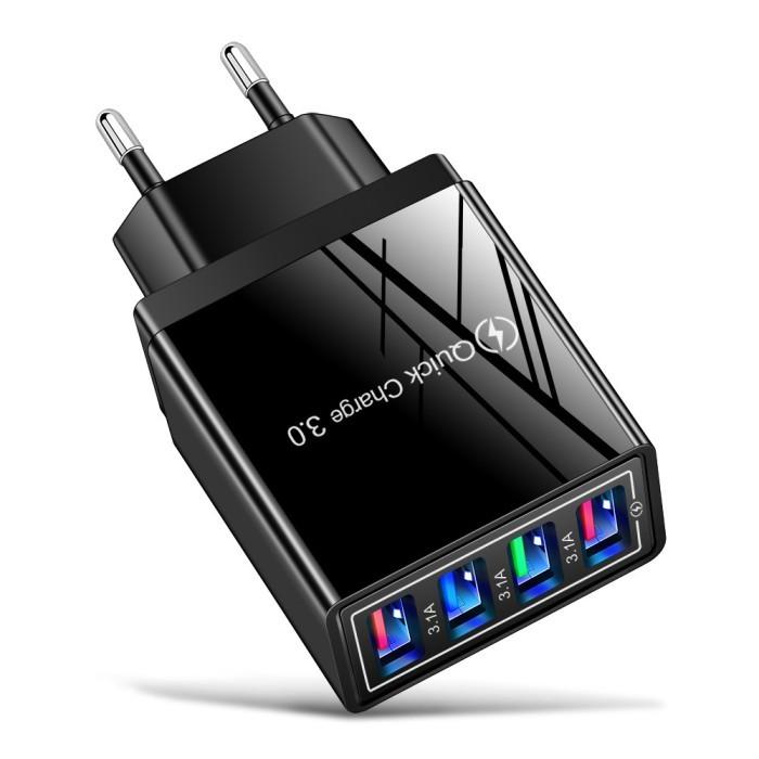 Promo Kepala Casan Fast Charging Travel Adaptor Charger USB 4 Port ...
