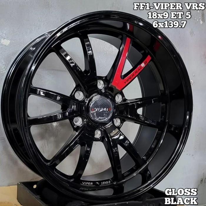Jual Velg Mobil Ring 18 VIPER FF1 lebar 9 ET 5 Velg r18 fortuner pajero ...