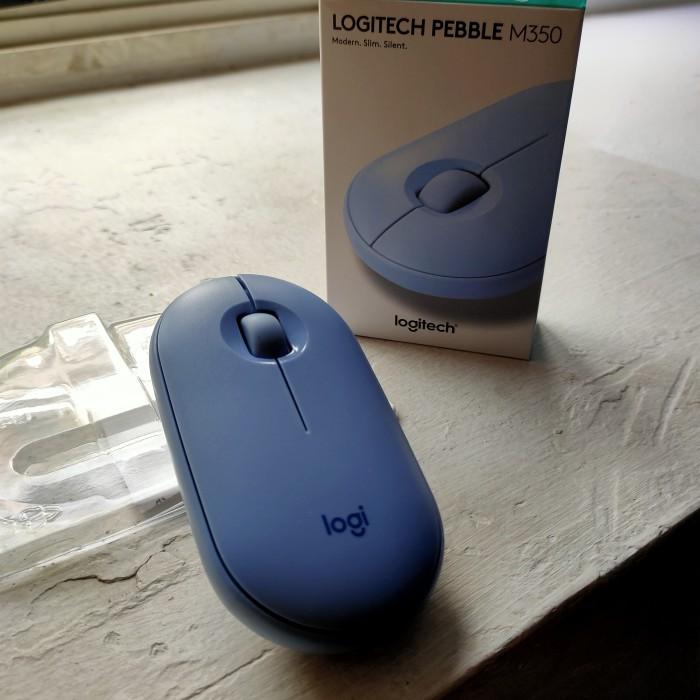 Promo Logitech Pebble M350 Mouse Wireless Bluetooth Slim Silent ...