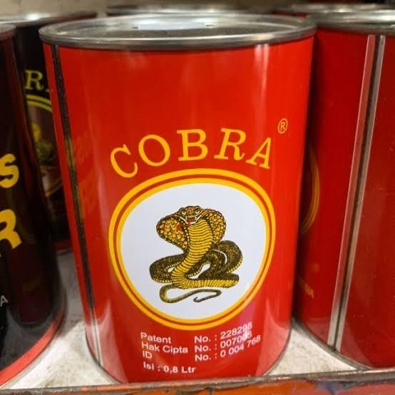 Jual Thinner / Tiner / Pengencer Cat Cobra Merah Kemasan Kaleng 4 ltr 5 ...