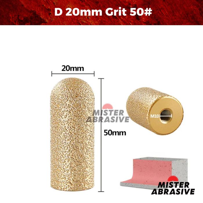 Jual Diamond Grinding Wheel Arc Chamfering Flat Bevel Mata Gerinda ...