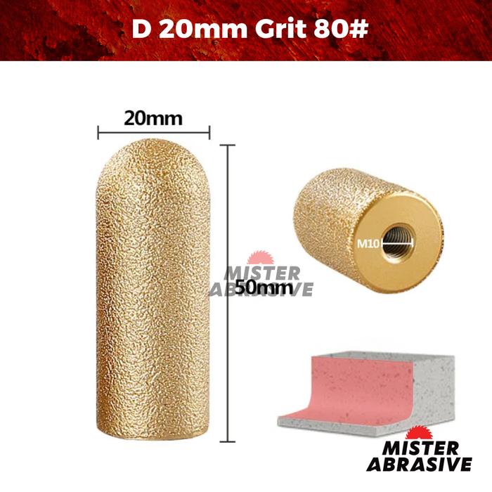 Jual Diamond Grinding Wheel Arc Chamfering Flat Bevel Mata Gerinda ...