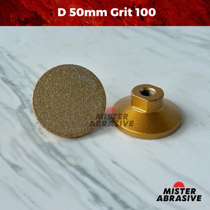 Jual Diamond Grinding Wheel Arc Chamfering Flat Bevel Mata Gerinda ...
