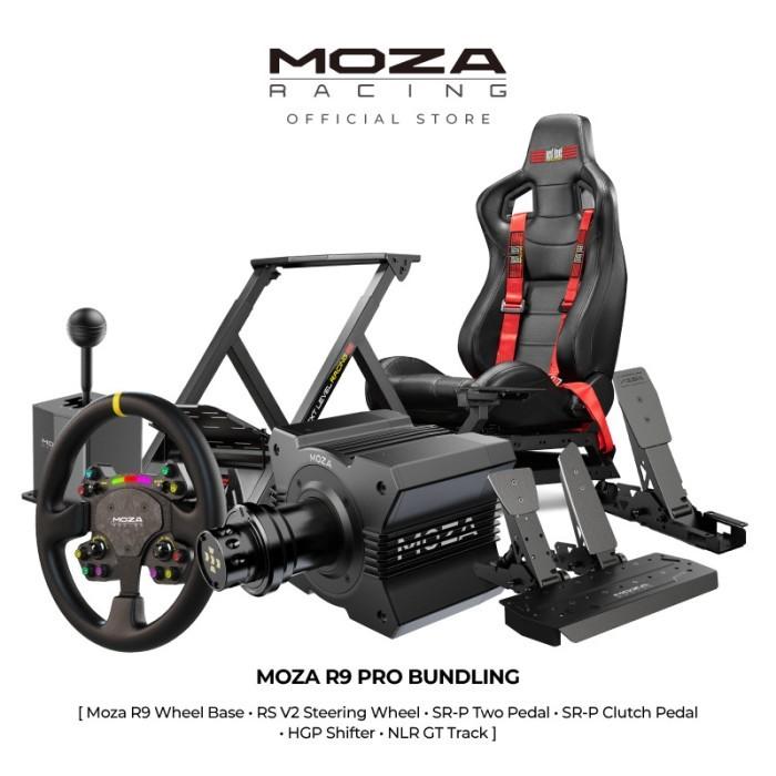 Jual Kualitas No1 Moza Racing R9 Bundle | Racing Simulator Es Steering ...