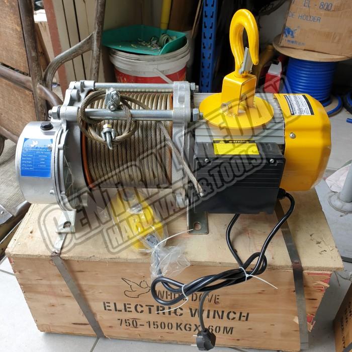Jual E-Katalog- Electric Winch Hoist 1.5Ton 1500 Kg X 60 Meter 220 Volt ...