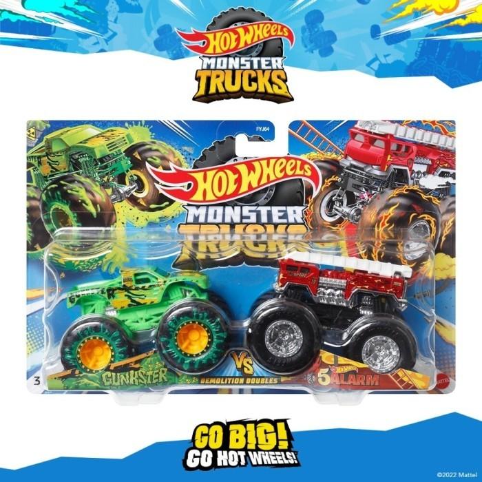 Jual Hot Wheels Monster Trucks 5 Alarm Ultimate Fire Truck Original ...