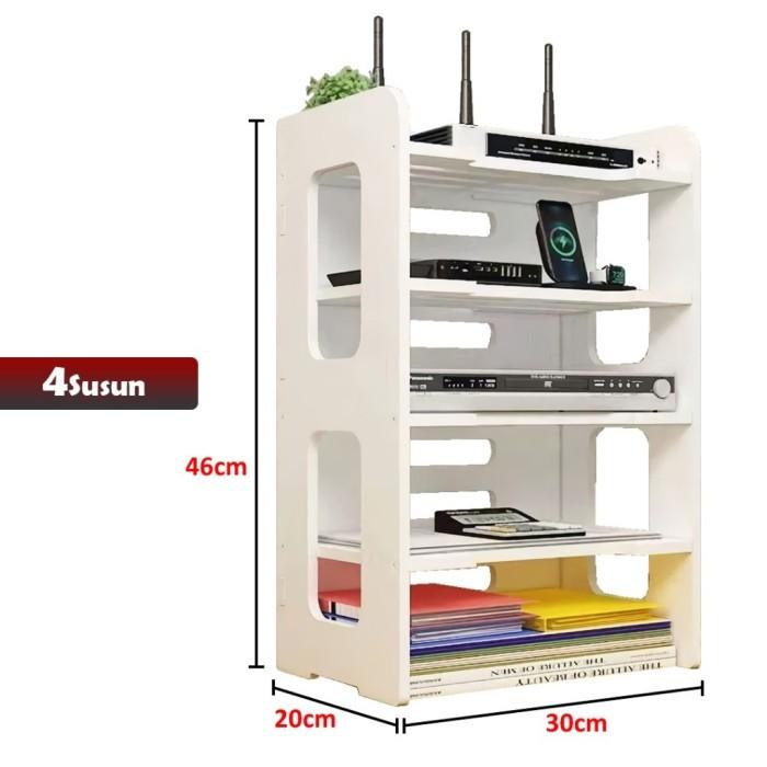 Jual NaturaHome - Rak Lemari Terbuka Minimalis Untuk Chargeran Router ...