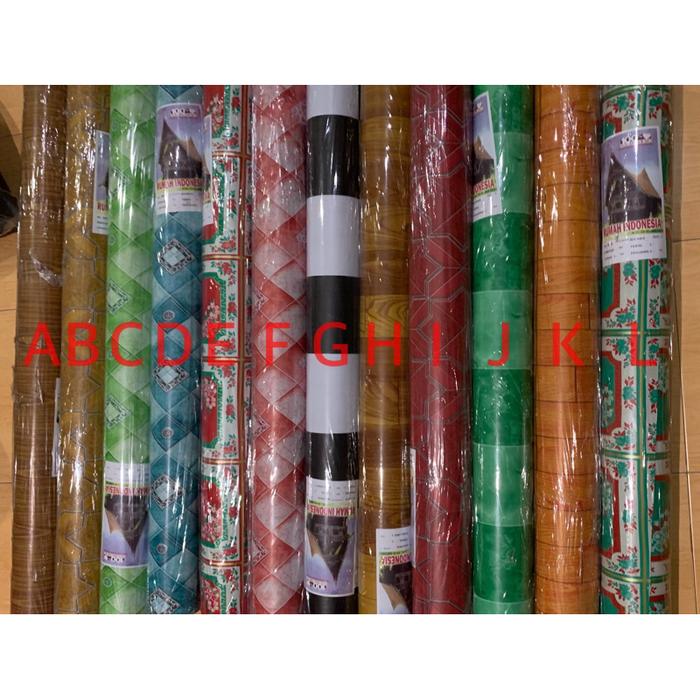 Jual Karpet Vinyl Meja Atau Lantai Per Meter Lebar 120cm / 1,2m Motif ...