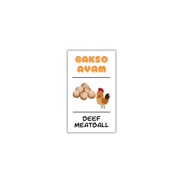 Jual Label Stiker Bumbu Dapur Custom Isi Kulkas Nugget Frozen Food ...