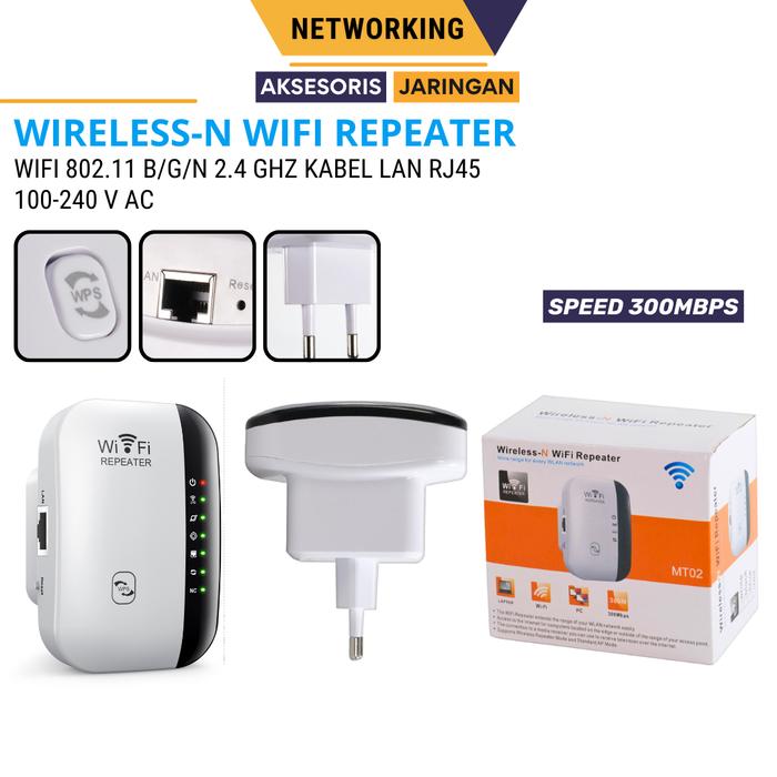 Promo Wifi Router boster Penguat penerima pemancar sinyal WIFI 300Mbps ...
