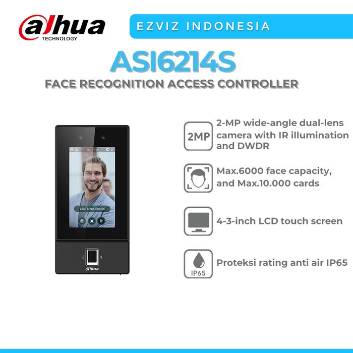 Jual DAHUA ASI6214S FACE RECOGNITION ACCESS CONTROLLER - Jakarta Utara - EzvizIndonesia | Tokopedia