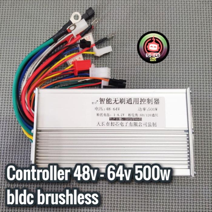 Jual NEW CONTROLLER 48V - 64V 500W BLDC BRUSHLESS UNIVERSAL KONTROLER ...