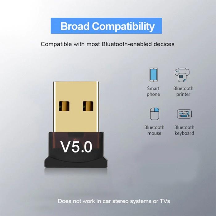 Jual USB Dongle Bluetooth Adaptor 5.0 Wireless Receiver PC Laptop ...