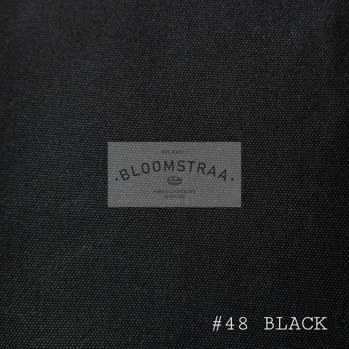 Jual Bahan Kanvas Polos Tebal HITAM #48 Canvas Fabric Kain Kanvas ...