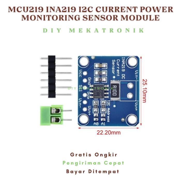Jual Sensor Arus MCU219 INA219 I2C Current Zero-Drift Bidirectional ...