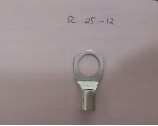 Jual Kabel Skun SC / Skun Kabel SC 25-12 / Cable Lug / Scun Cable 25 ...