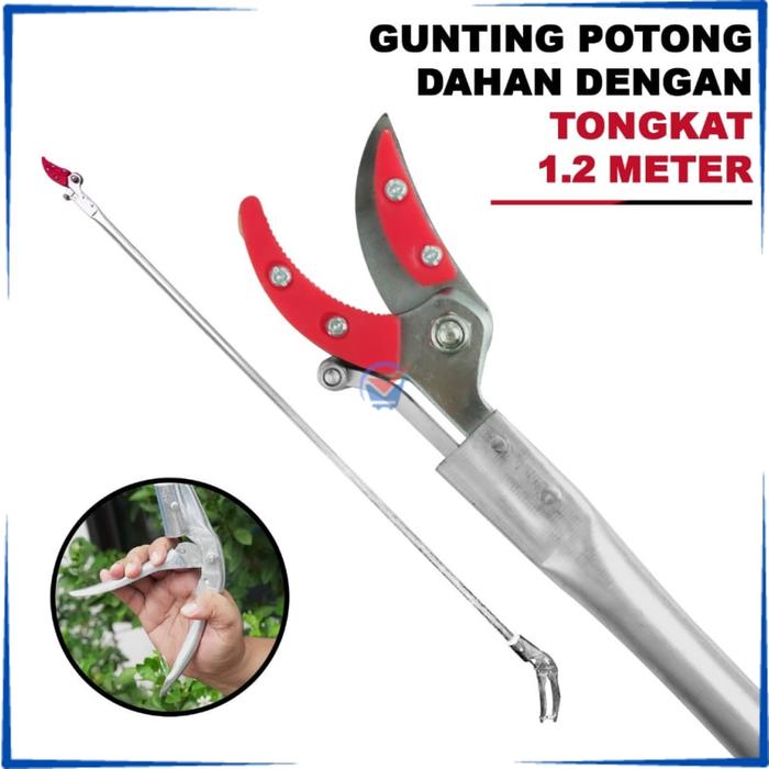 Jual Tongkat Gunting Dahan Galah Petik Buah Ranting Pohon Tree Pruner Blade - Kota Surabaya ...