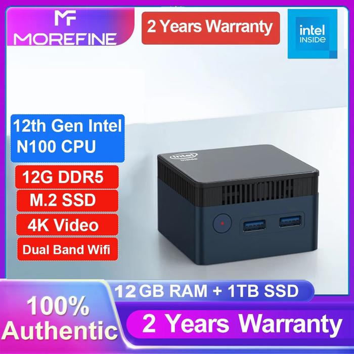 Jual Morefine M6S N100 Ddr5 Mini Pc Intel 12G 256Gb/512Gb Windows 11 ...