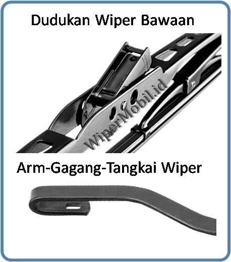 Jual wiper frame besi mitsubishi xpander cross 2019 2020 2021 2022 2023 ...