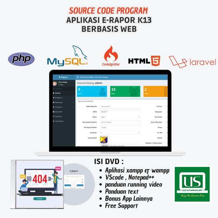 Jual Source Code Aplikasi e-Rapor K13 Berbasis Web - Jakarta Barat - VeresCeres | Tokopedia