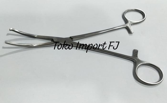 Jual Mikulicz Peritoneum Forcep Curved Teeth 20.5cm Large Alat Bedah ...