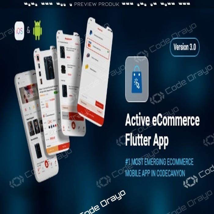 Jual Source Code Android Active eCommerce Flutter App - Jakarta Barat ...
