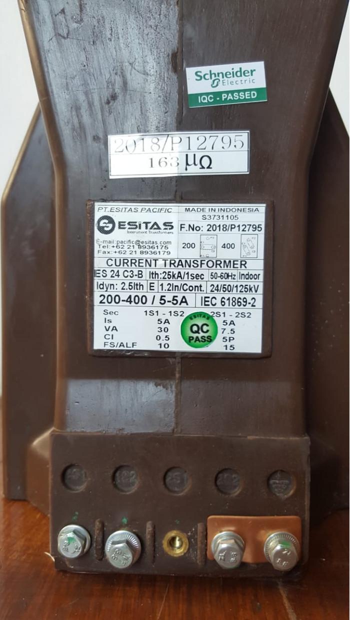 Jual ESITAS CT 20 kV 200-400/5-5A, u/ cubicle DM1A, spek sesuai namepl ...