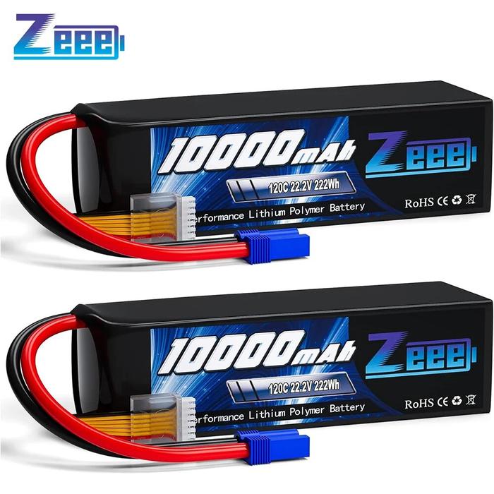 Jual 1/2pcs ZEEE 3S 4S 6S 10000mAh Lipo Battery 14.8V 120C Softcase wi - Jakarta Selatan - Zyy ...