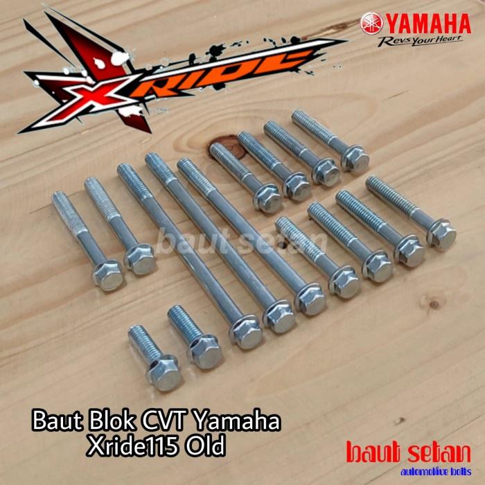 Jual Baut Fullset Blok Cvt Yamaha X Ride 115cc 2013-2016 Original - Kab ...