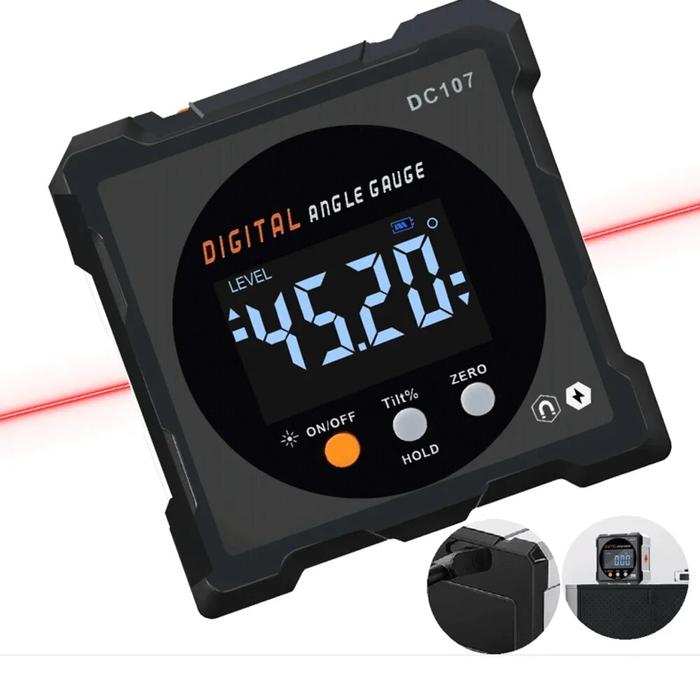 Jual Laser Digital Protractor Inclinometer Protractor Laser USB ...