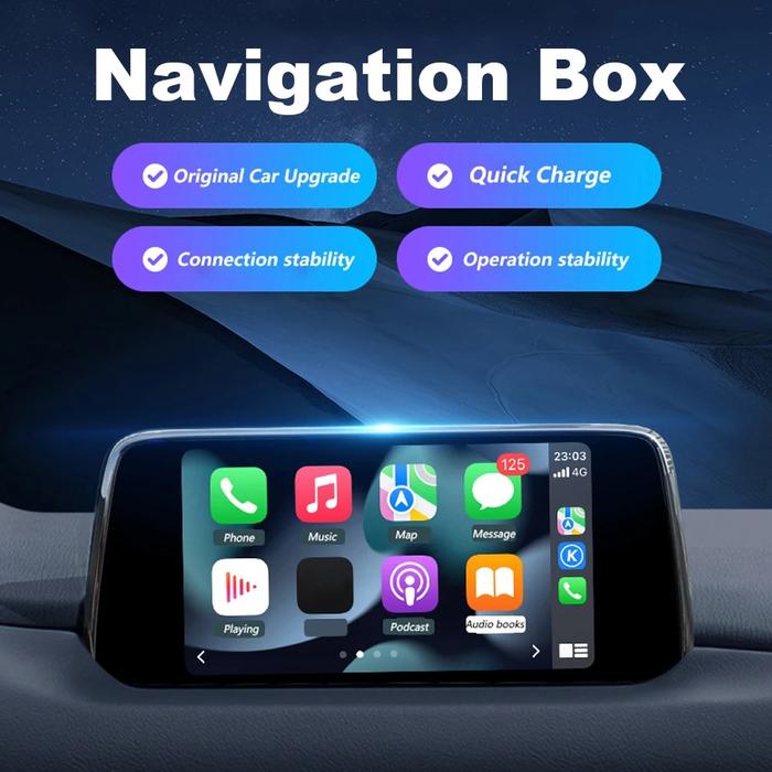 Jual New CarPlay Android Auto Navigation Box USB Adapter Hub OEM for ...